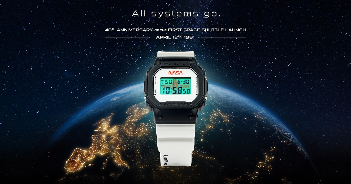 Casio x NASA推第二款聯乘G-Shock手錶 - men's uno Hong Kong