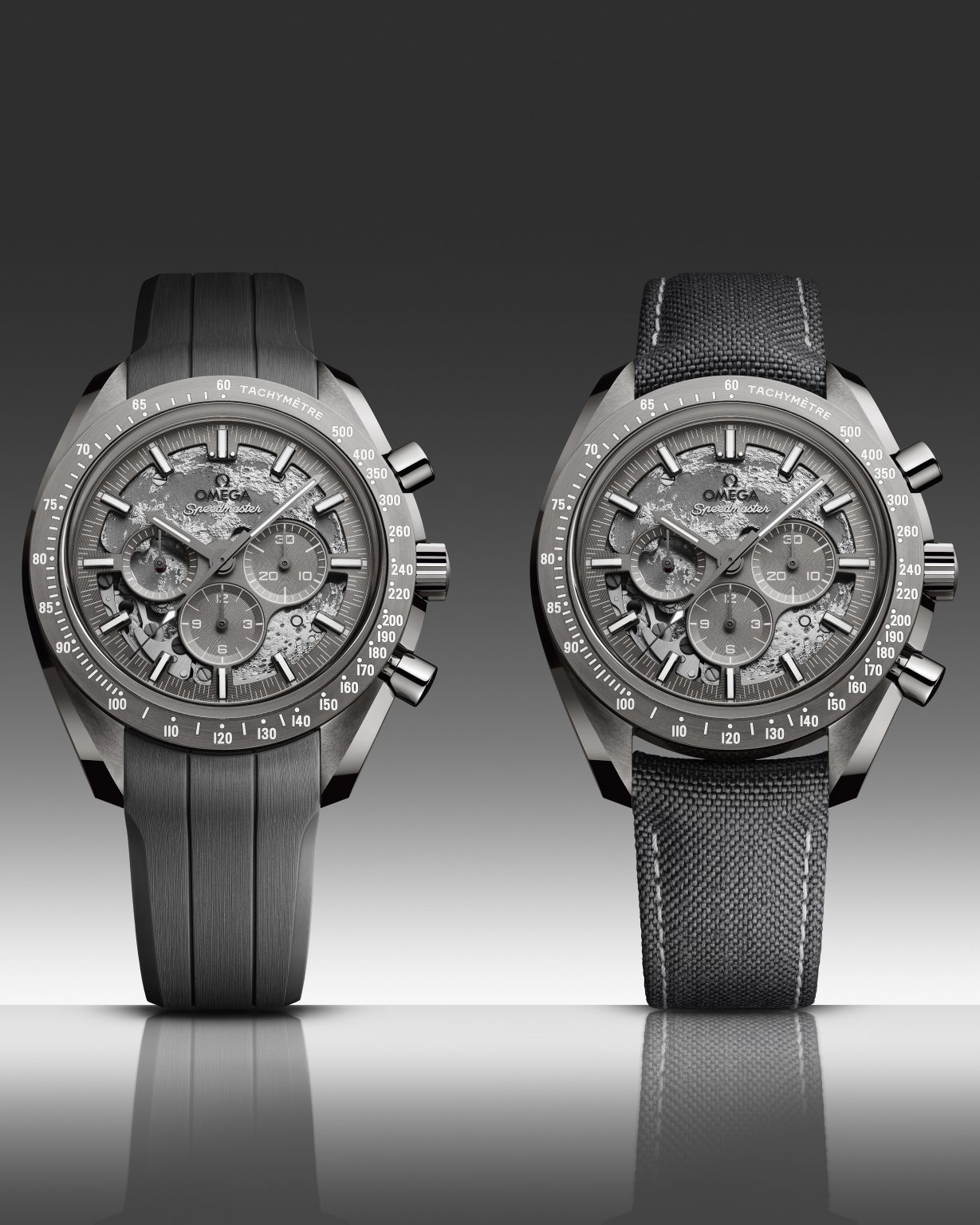 探索4款全新Omega歐米茄Speedmaster Dark and Grey Side of the Moon腕錶 - men's uno ...